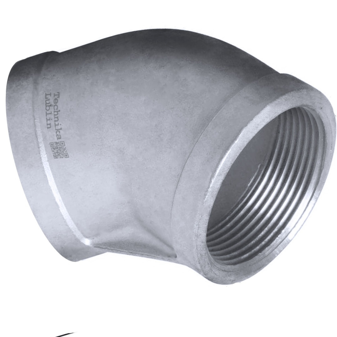 agroweze.pl > Kolano 3/4" nierdzewne 45st GW/GW agroweze.pl